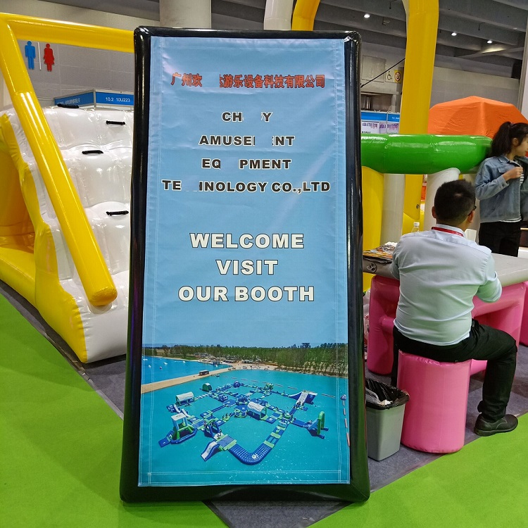 Yolloy inflatable advertising billboard with detachable banners for sale